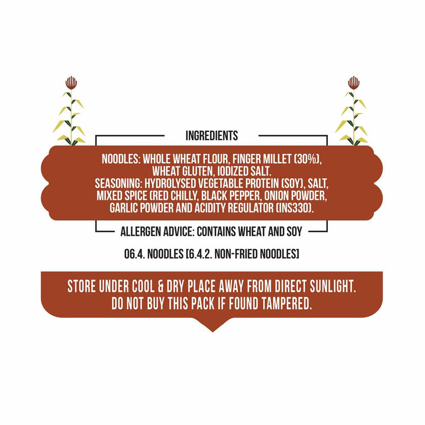 Finger Millet - Ragi Combo (2 Noodles 1 Vermicelli 1 Pasta) – Native Touch